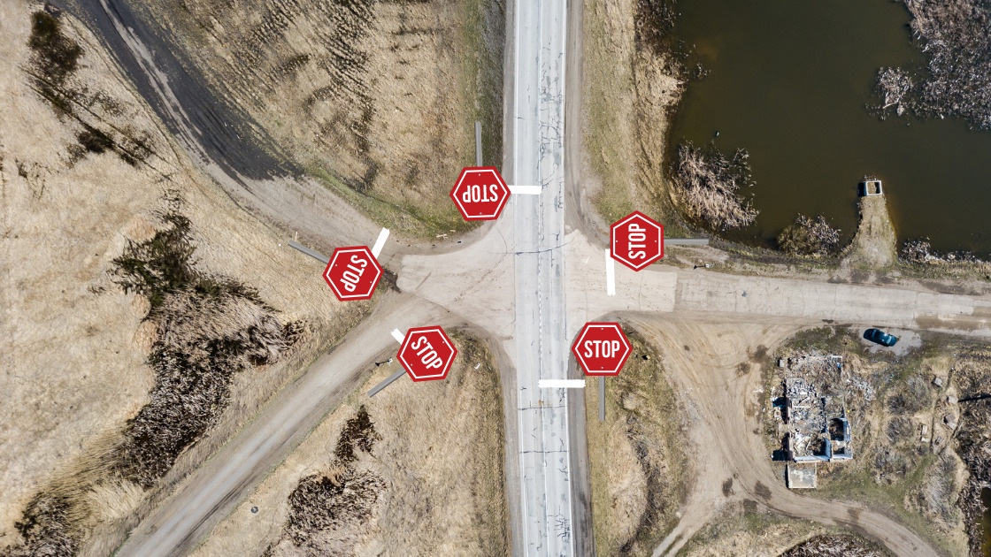 5 Way Stop – Yes, It’s an Interesting Intersection in Canada – BC ...