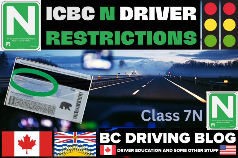 ICBC’s Class 7 New (N) Driver Restrictions Explained & FAQs – BC ...