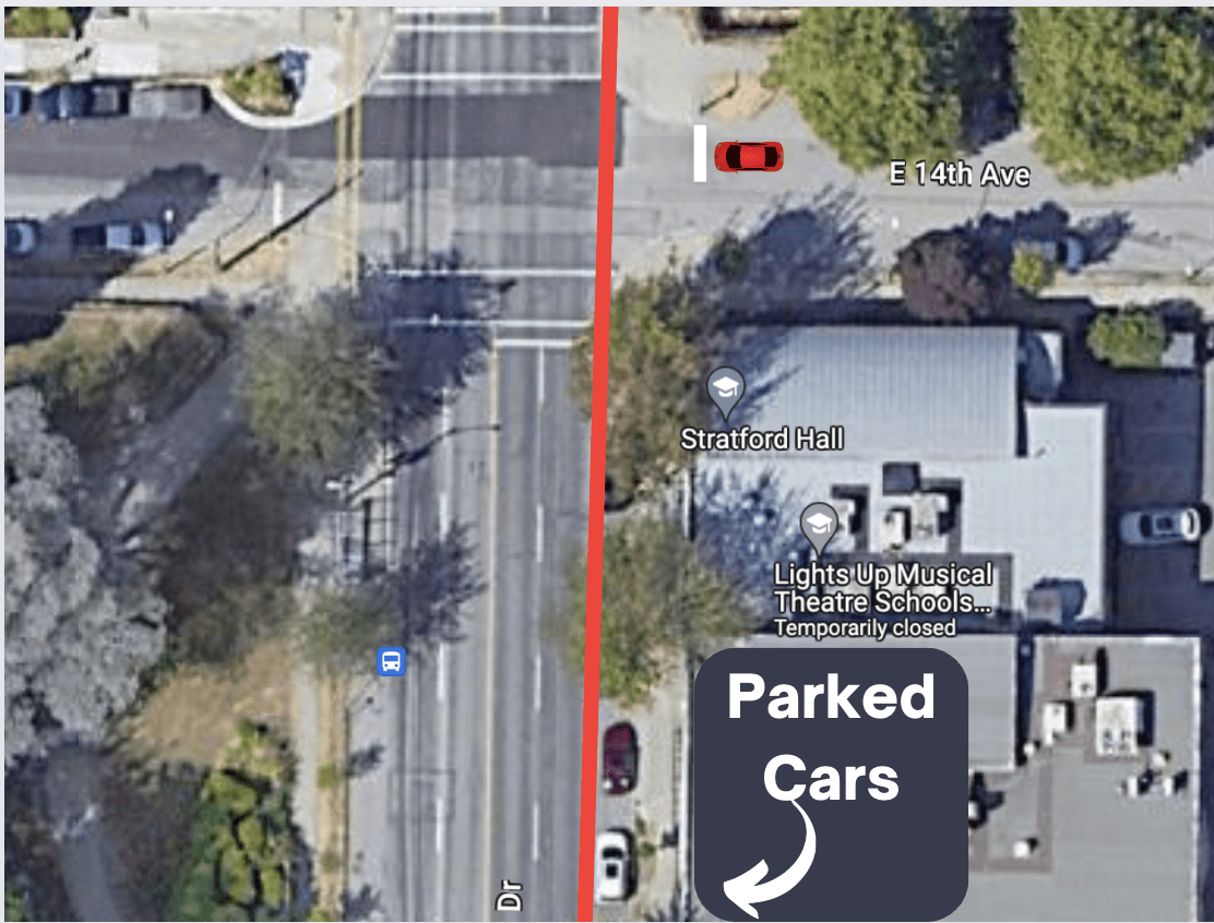 Intersections With Bad Visibility – Commercial Drive & 14th